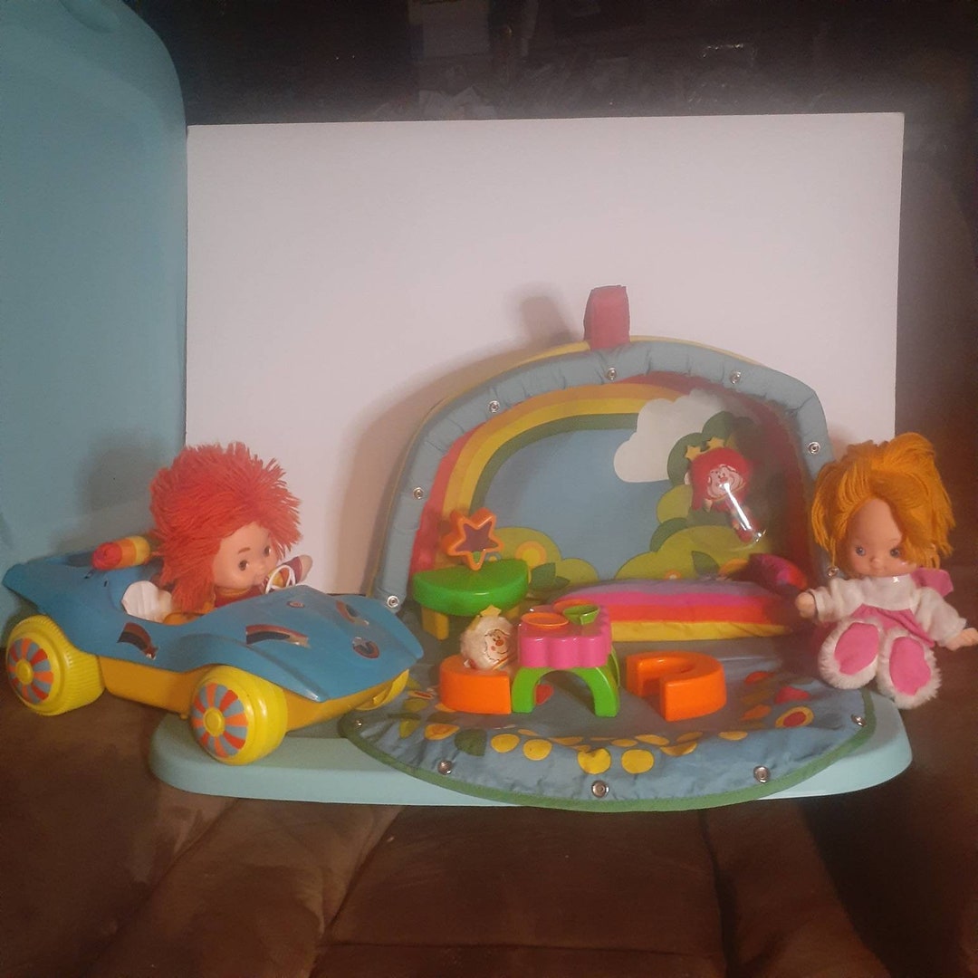 Vintage Rainbow Brite Color Cottage Fold up Playset & Dune - Etsy
