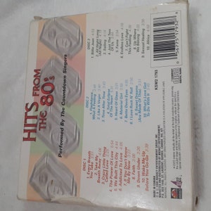 Vintage Hits From the 80s Performed by the Countdown Singers 3 Music CD ...