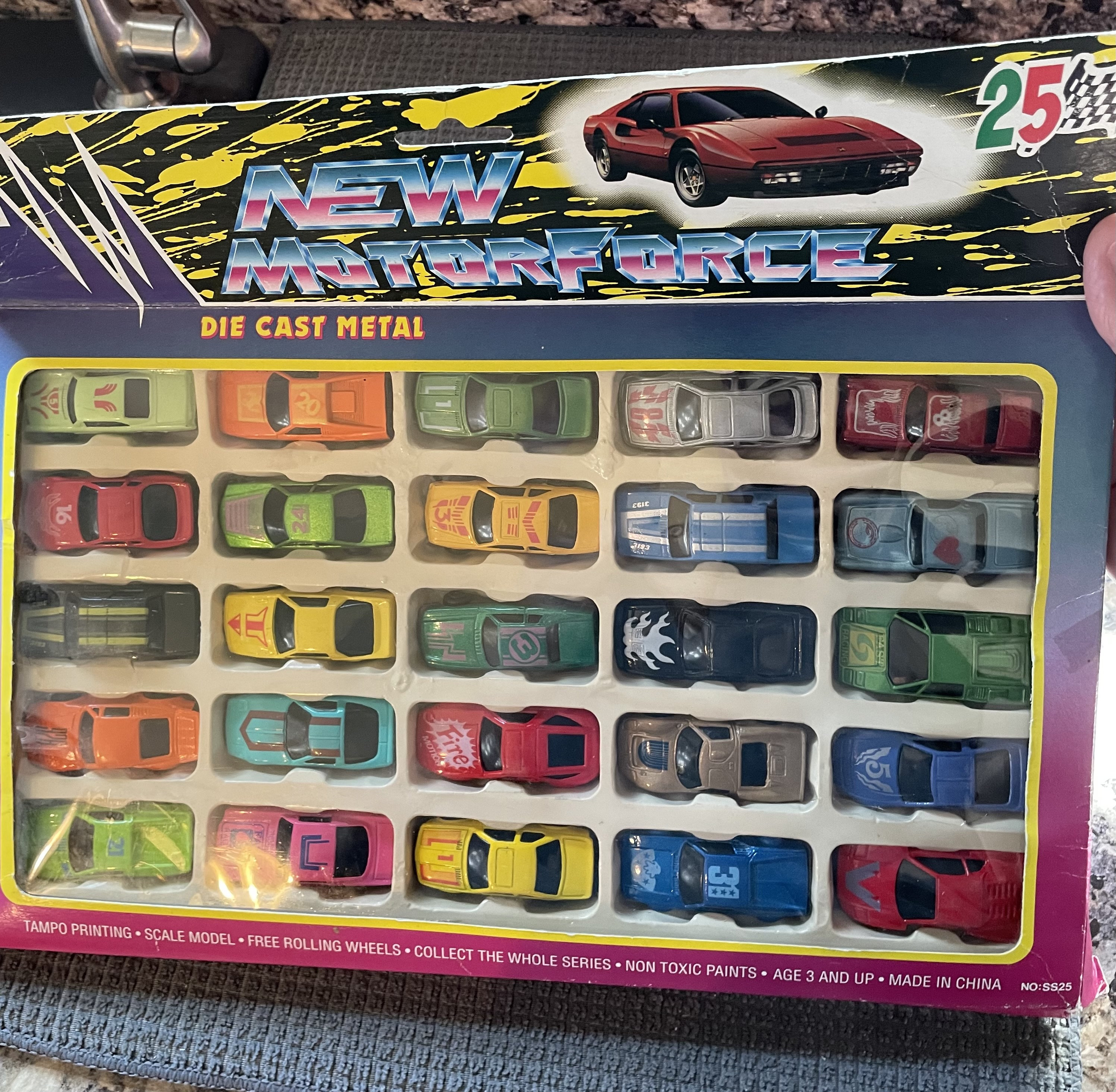 Toys Vintage Summer New Motor Force Die Cast Metal Race Cars Vehicles ...