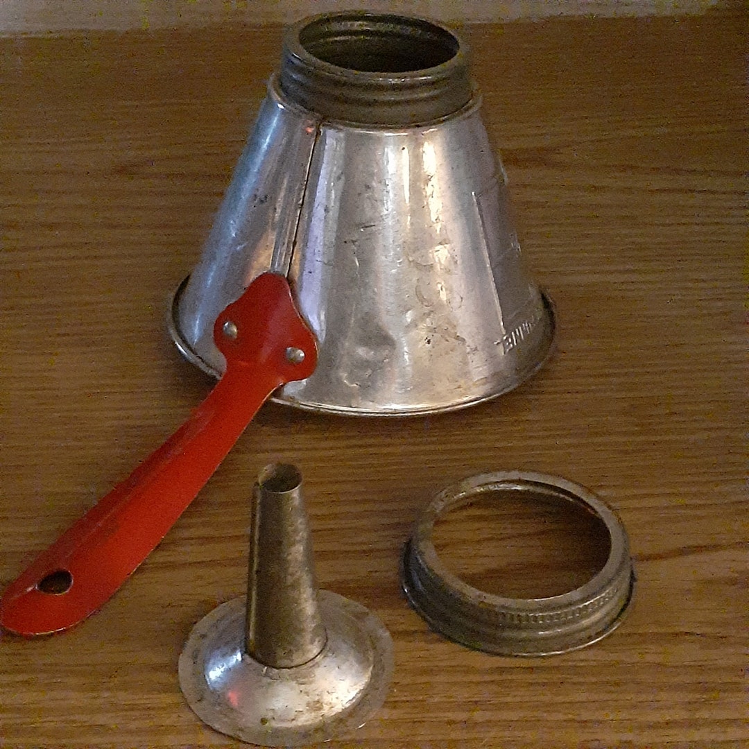 Nesco 5 Articles in One Metal Funnel Fruit Jar Filler -incomplete - Etsy