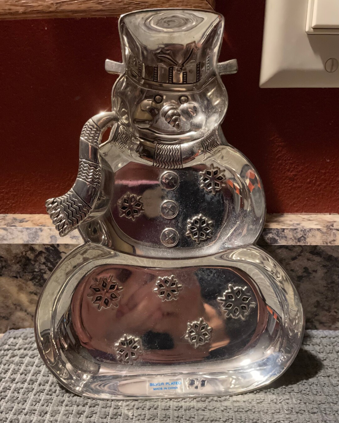 Silver Plated Snowman by International Silver Company - Etsy