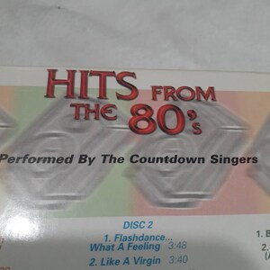 Vintage Hits From the 80s Performed by the Countdown Singers 3 Music CD ...