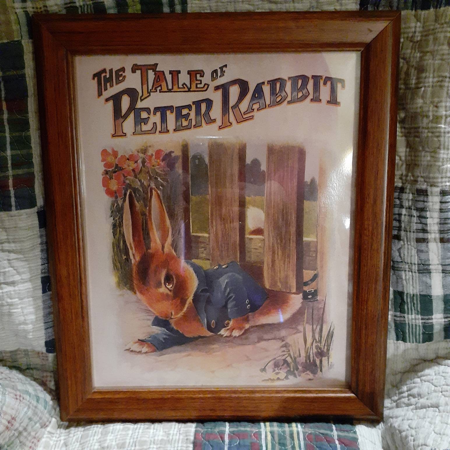 Vintage the Tale of Peter Rabbit Professionally Framed Wall - Etsy