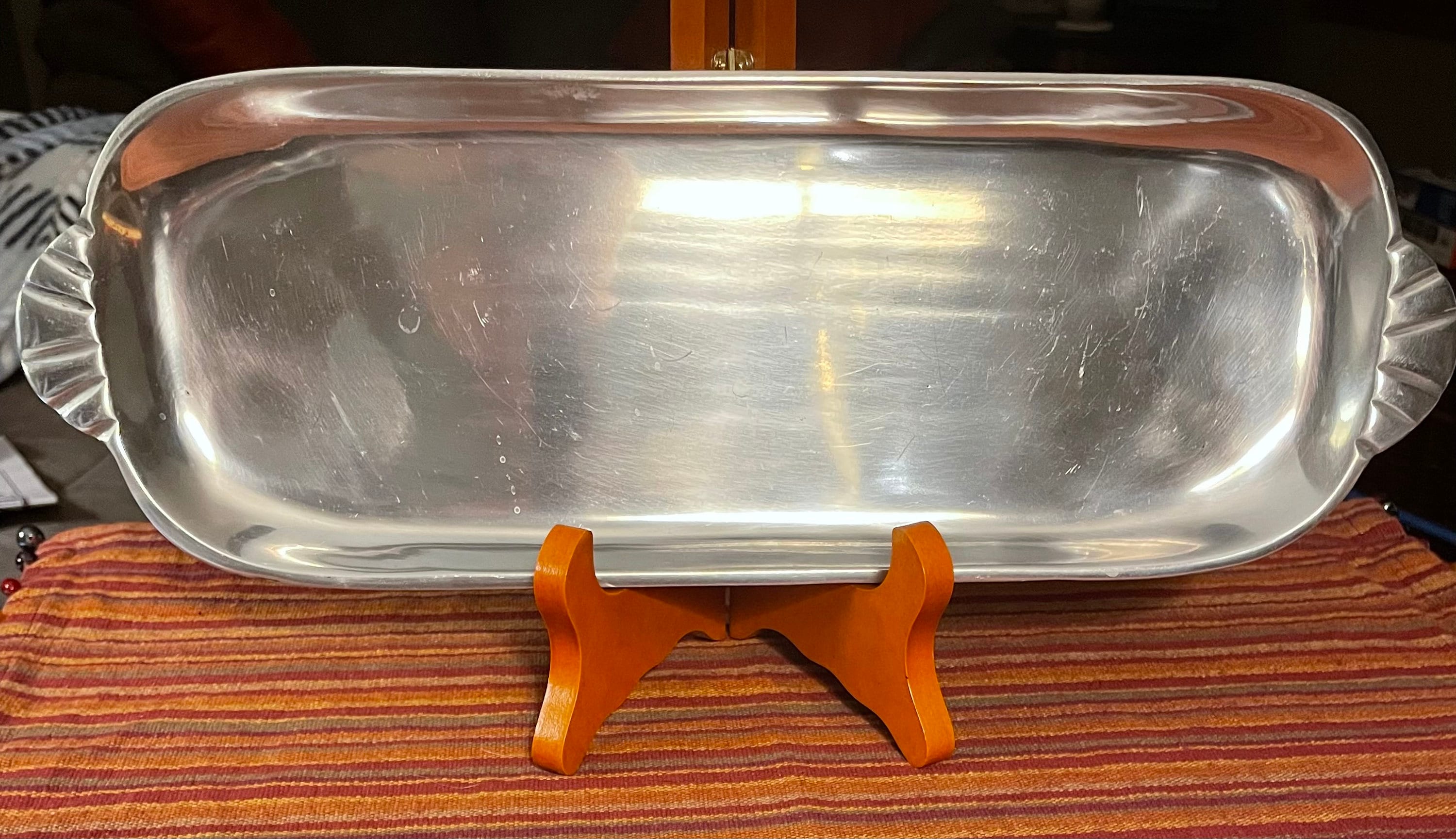 Holland Boone Polished Pewter Tray - Etsy