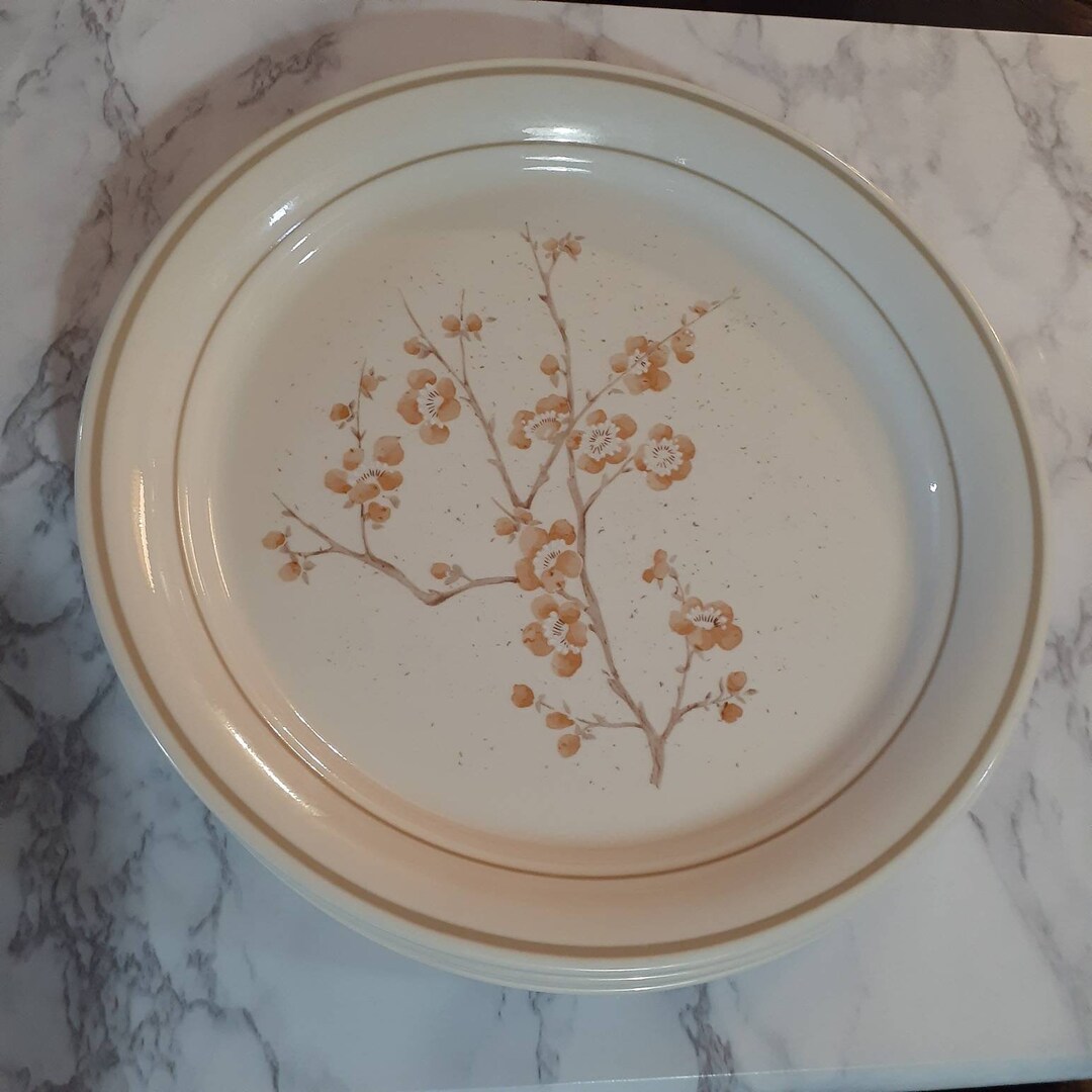 Vintage Corelle China Blossom Cherry / Dogwood 10.25 Dinner Plate 7 ...