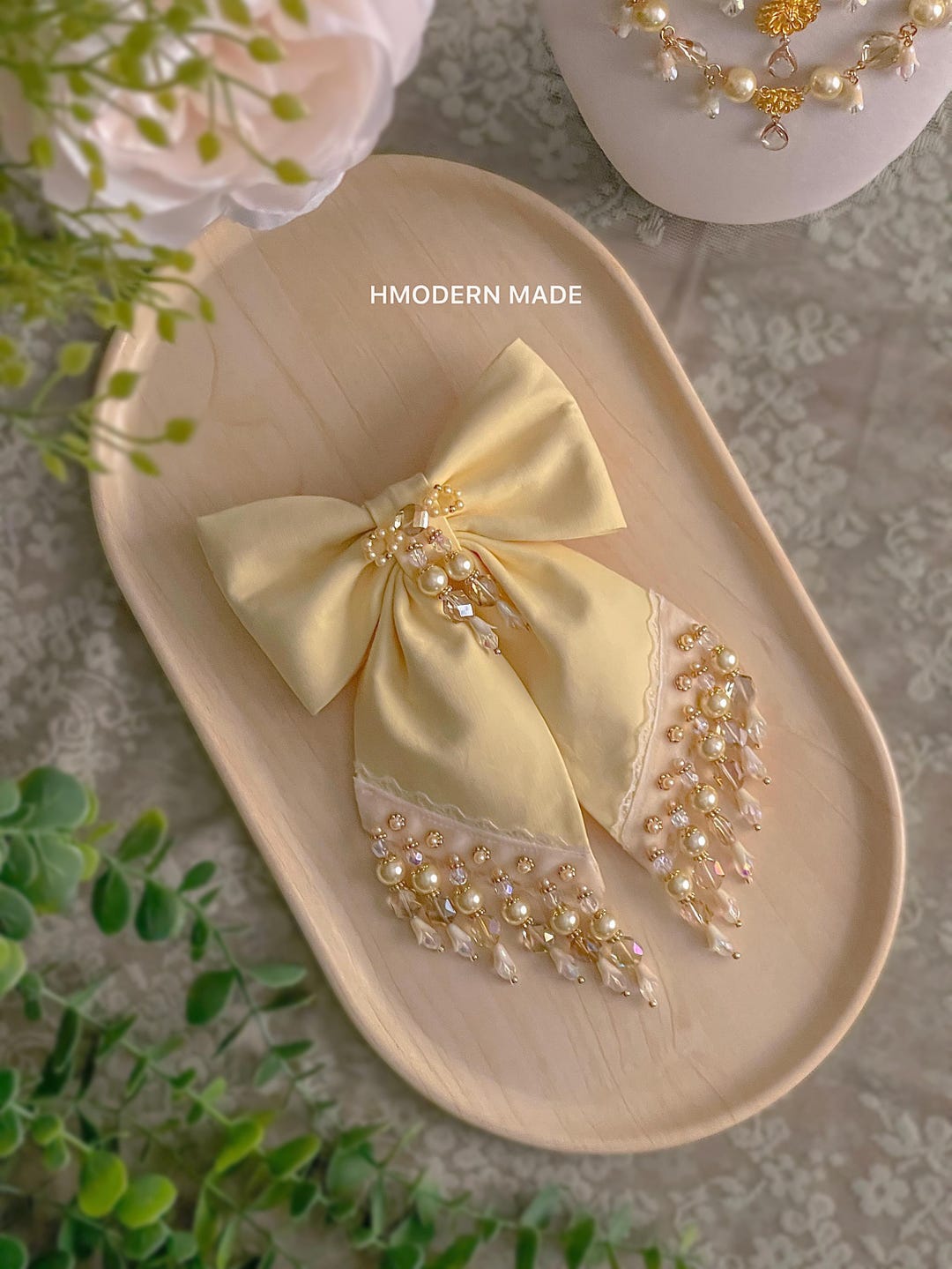 Hmong Yellow Sailor Hair Bow - Hmong Inspired Hair Bow - Etsy