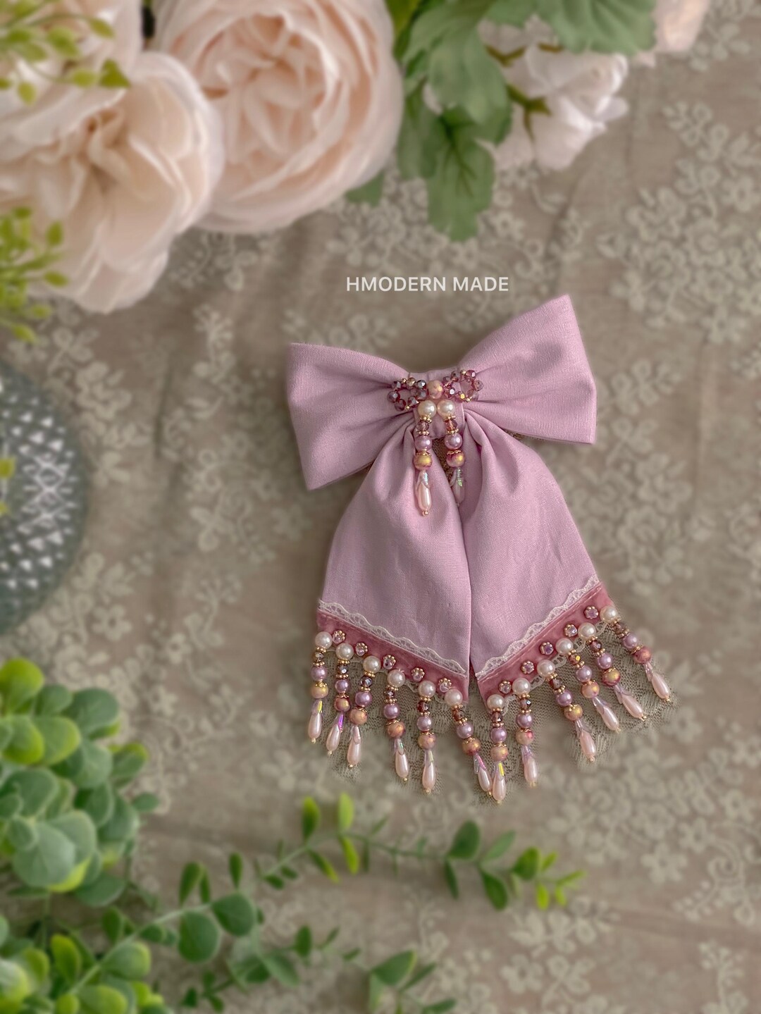 Hmong Purple Sailor Hair Bow - Hmong Inspired Hair Bow - Etsy