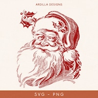 Santa Svg - Etsy