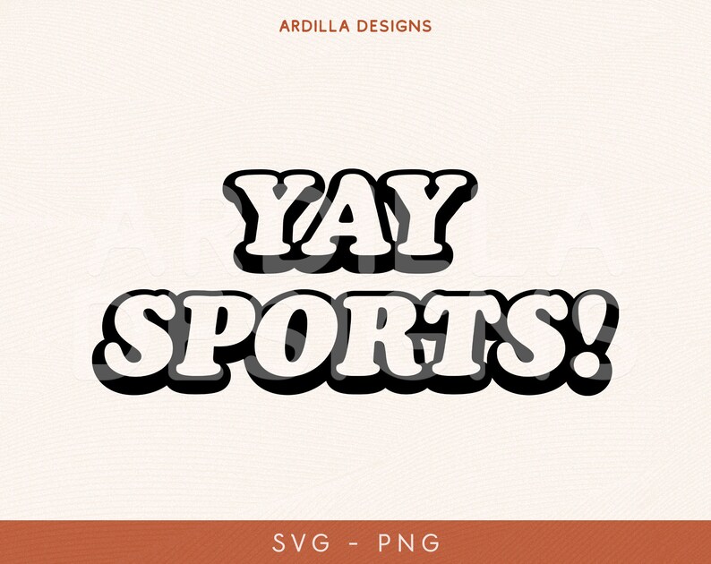 Yay Sports SVG PNG: Game Day Cut Files (digital Download) - Etsy Canada