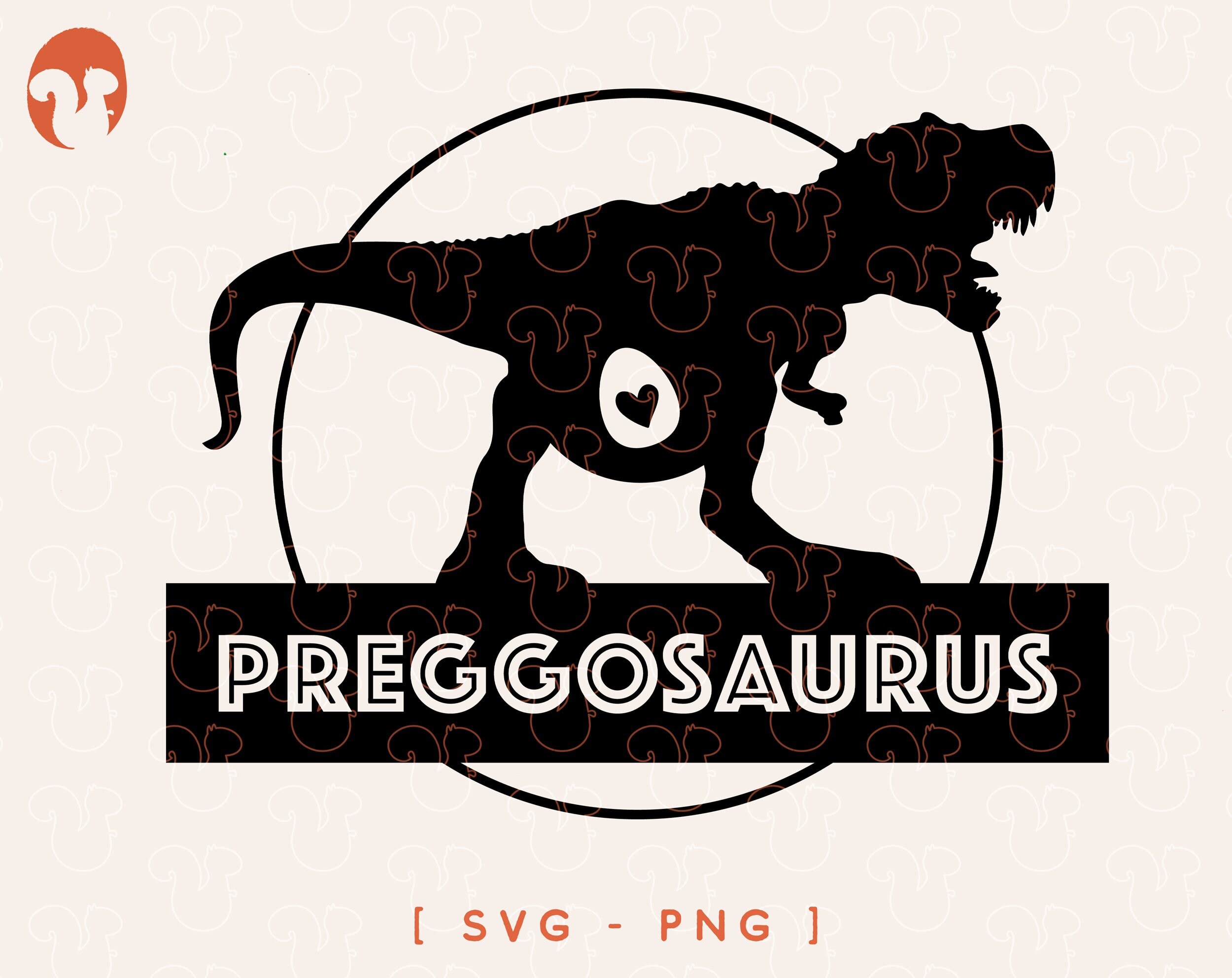 Preggosaurus SVG PNG Preggo-saurus Rex Pregnant SVG Files - Etsy Hong Kong