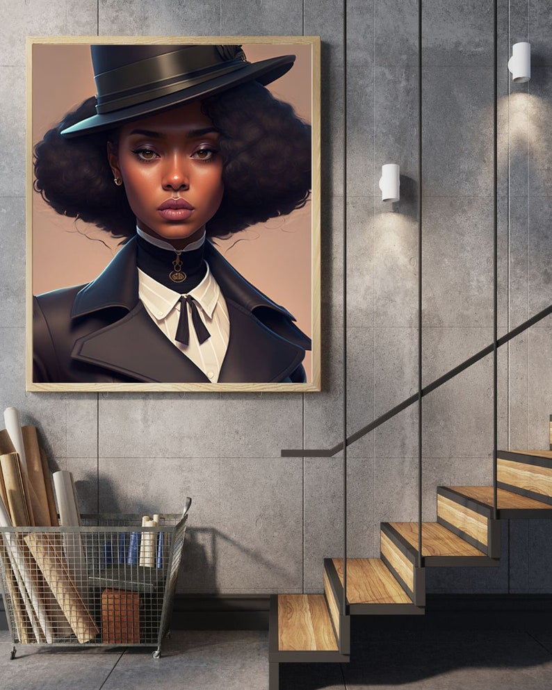 Maxine AI Art Canvas Wraps, Square Frame - Etsy