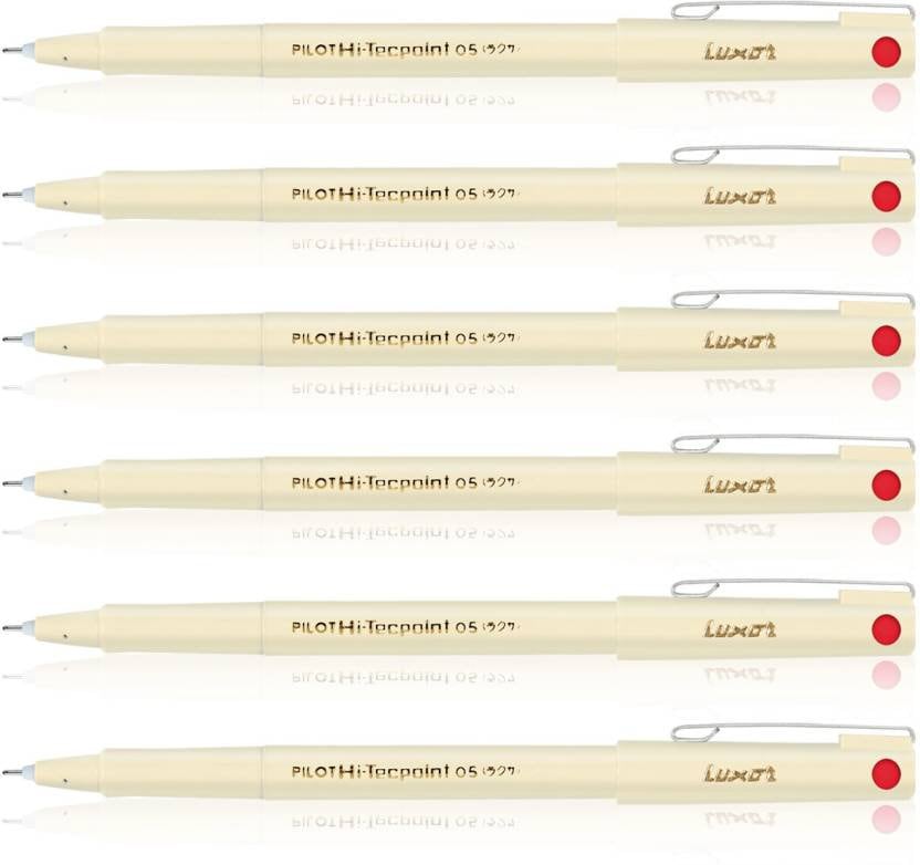 PILOT HI-TECH Point Pens 05 Fine Line 0.5mm Black,blue,red & Green - Etsy