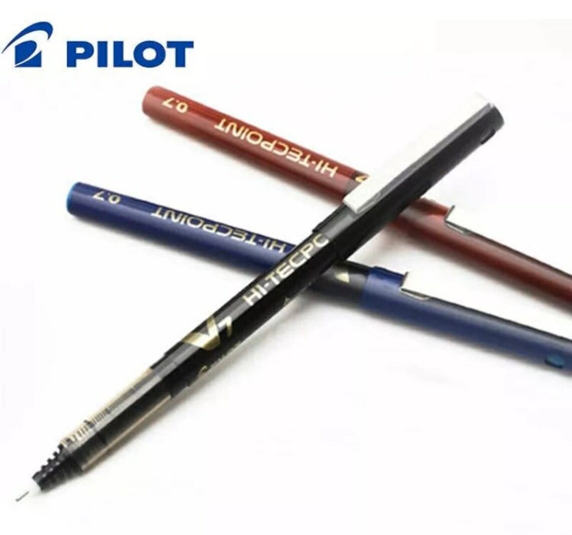 Pilot V7 Liquid Ink Rollerball 0.7mm Tip Hi-tech Point 4 Different ...