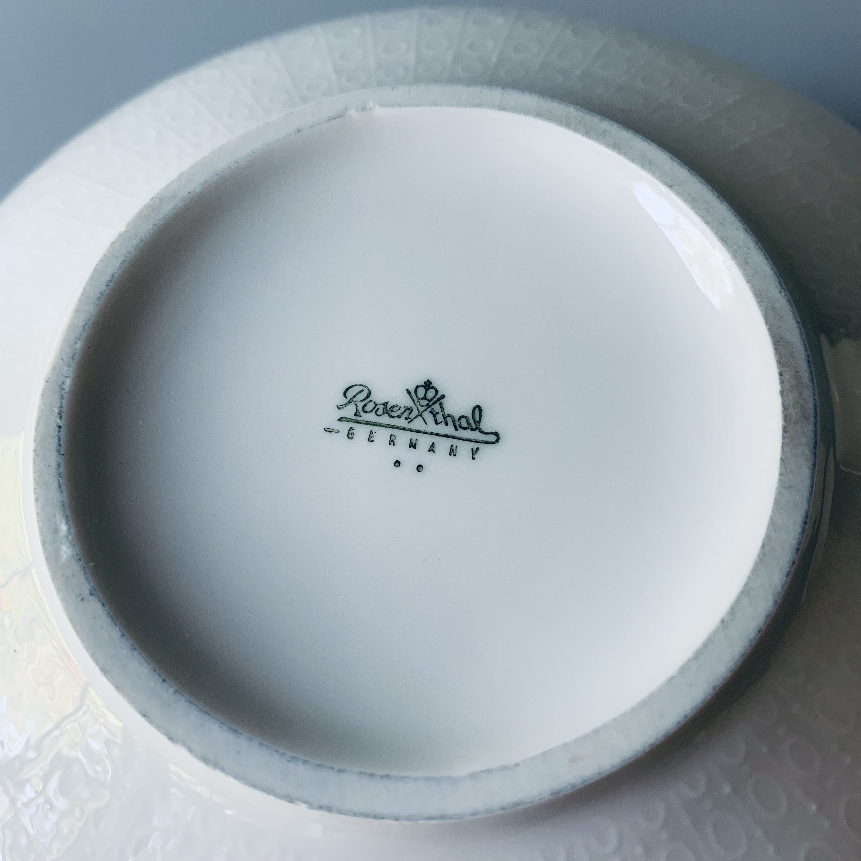 Vintage Rosenthal Continental Romance Pattern White Porcelain - Etsy