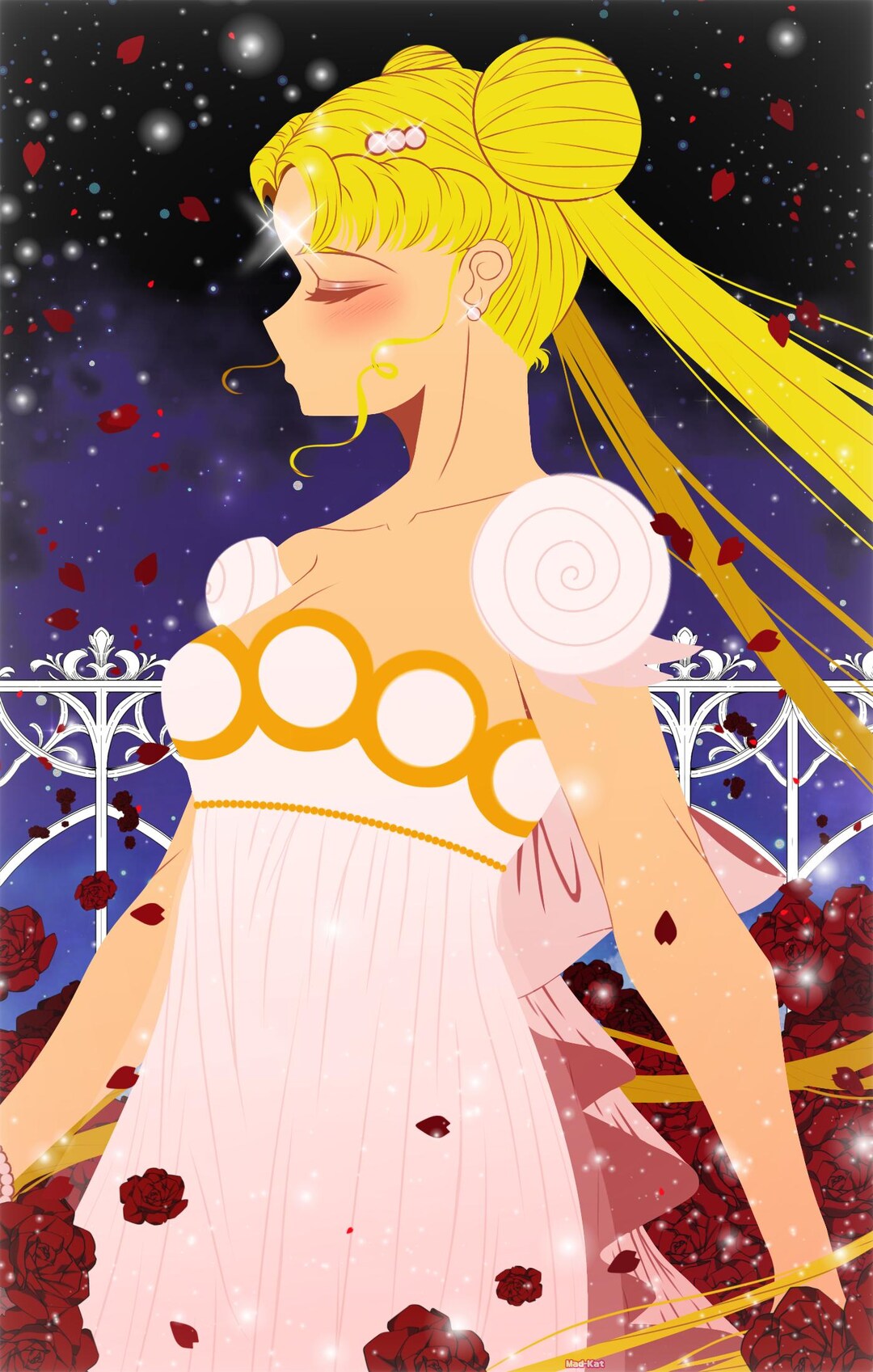 A4 Anime Princess Print - Etsy