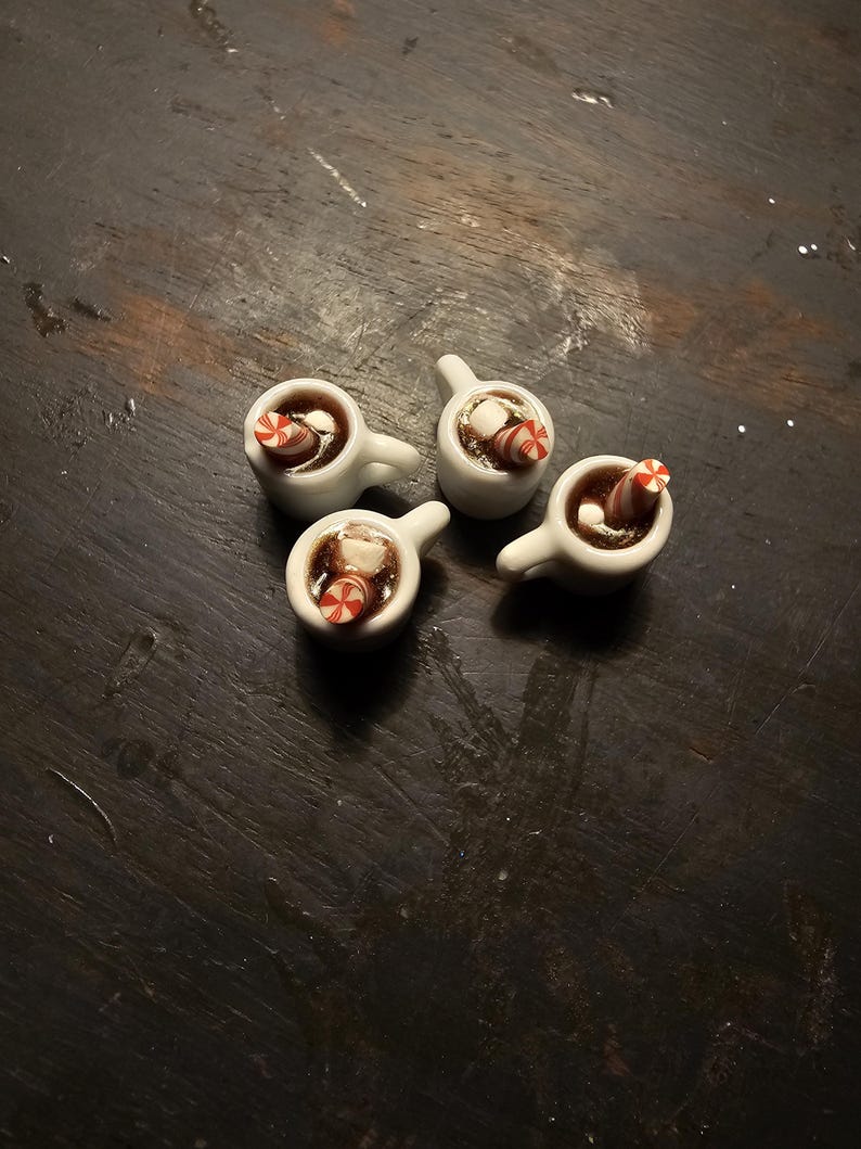 Hot Chocolate Mini Resin Charms - Etsy