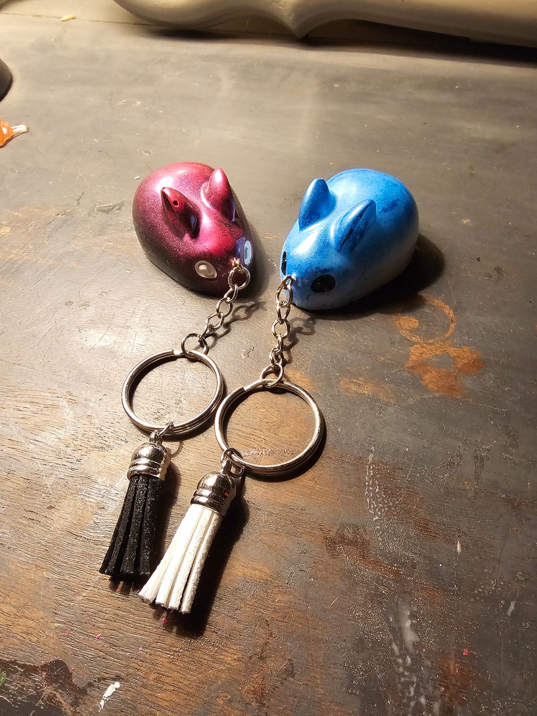 Wei Wuxian and Lan Zhan Bunny Keychains Set - Etsy