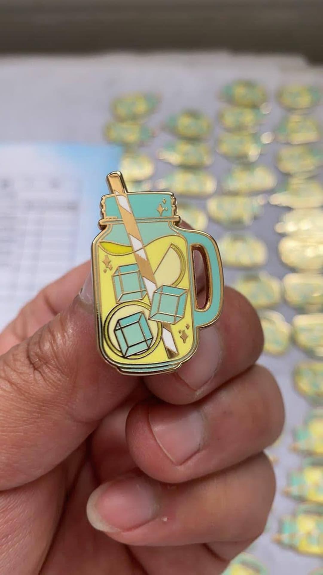 Lemonade Enamel Pin - Etsy
