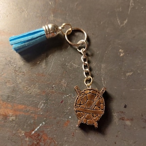 Resin Turtle Shell Keychains - Etsy