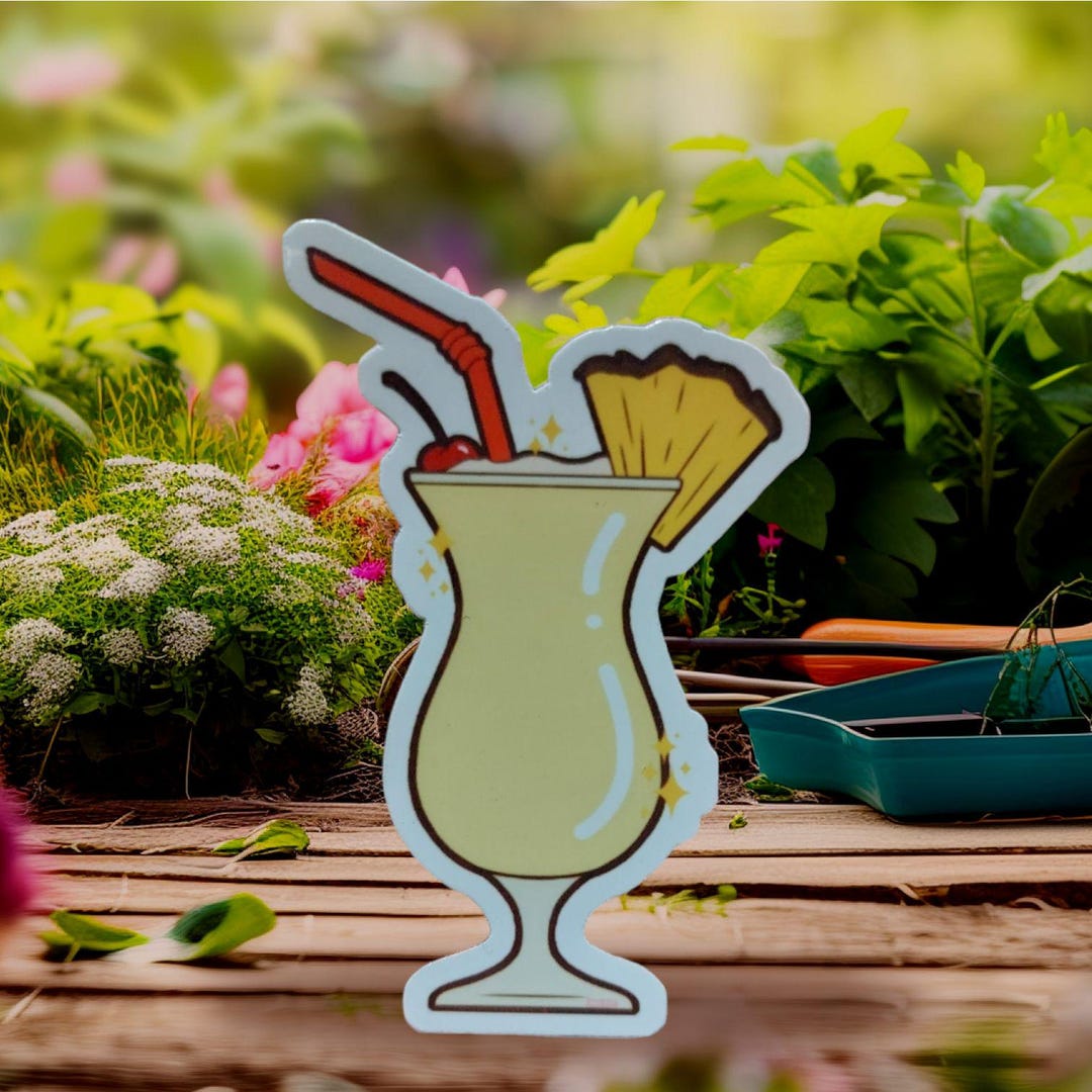 Pinã Colada Vinyl Stickers - Etsy