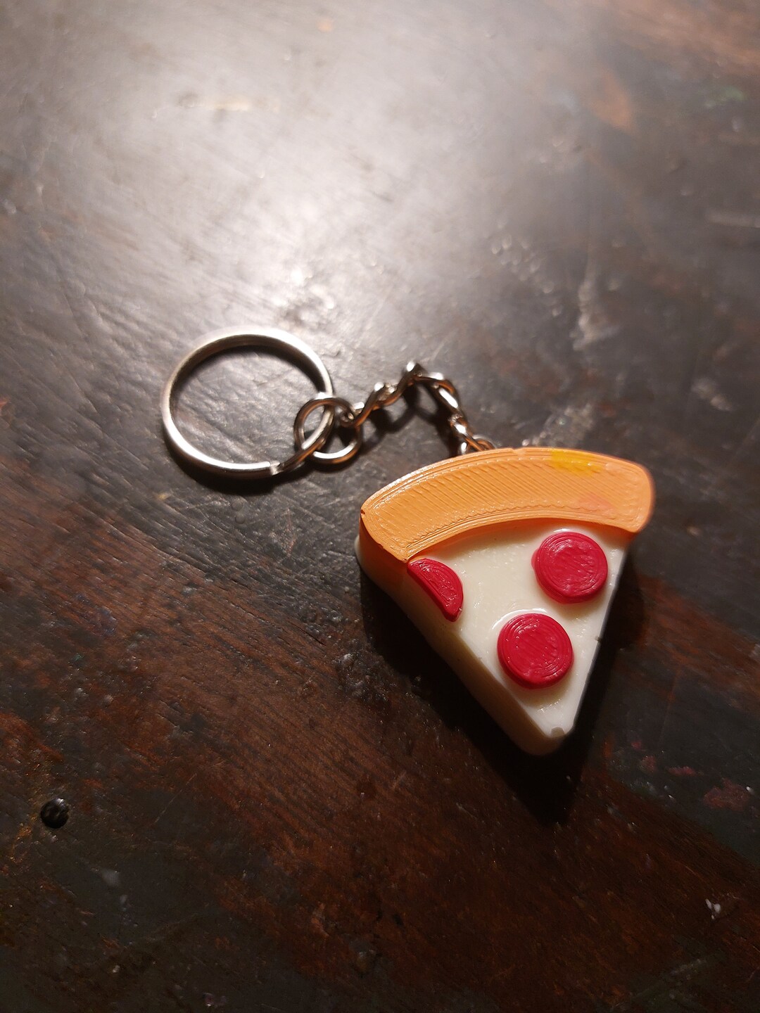 Pizza Slice Keychain - Etsy
