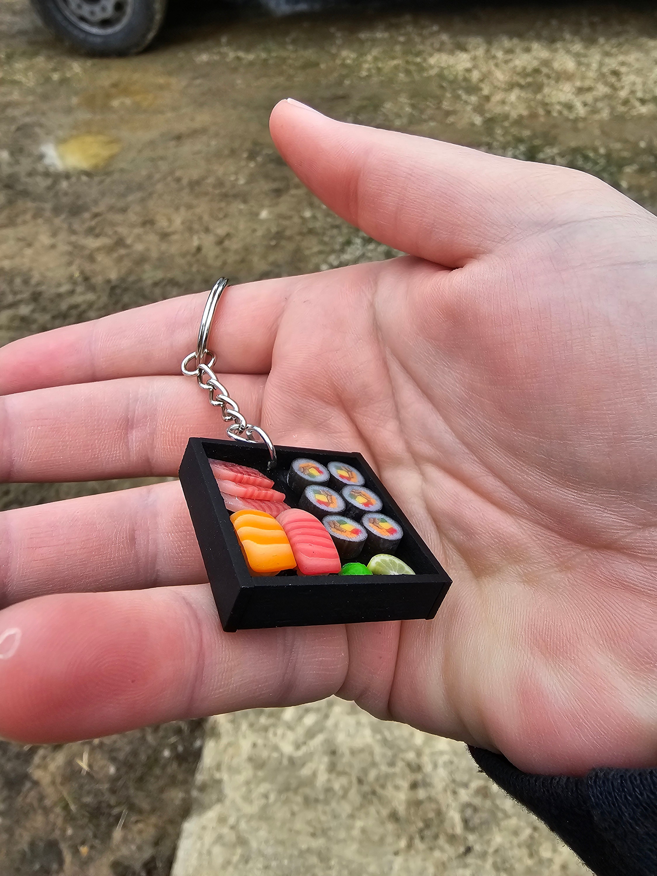 Sushi Box Keychain - Etsy