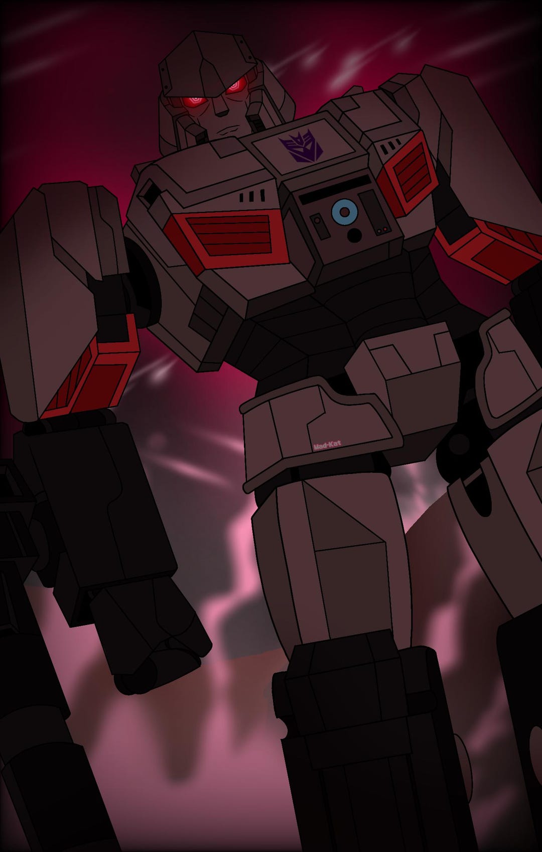 A4 TF One Megatron Print - Etsy