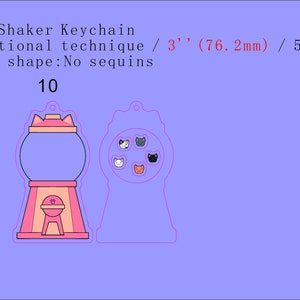 Cat Gumball Machine Shaker Charm - Etsy