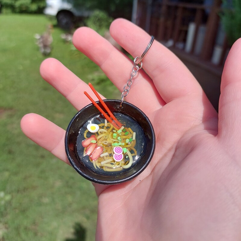 Noodle Keychain - Etsy