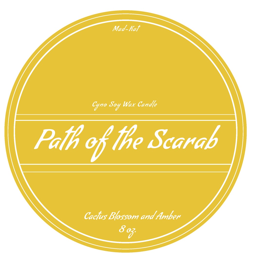 Path of the Scarab Cyno Soy Candle - Etsy
