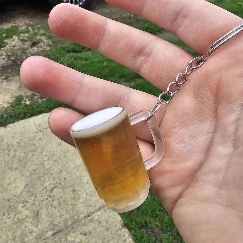 Beer Keychain - Etsy
