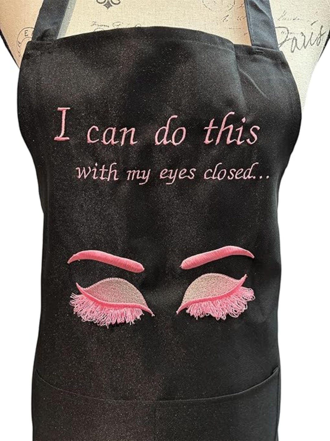 Multi-purpose Apron Smock With Inspirational Message and 3D Embroidered ...