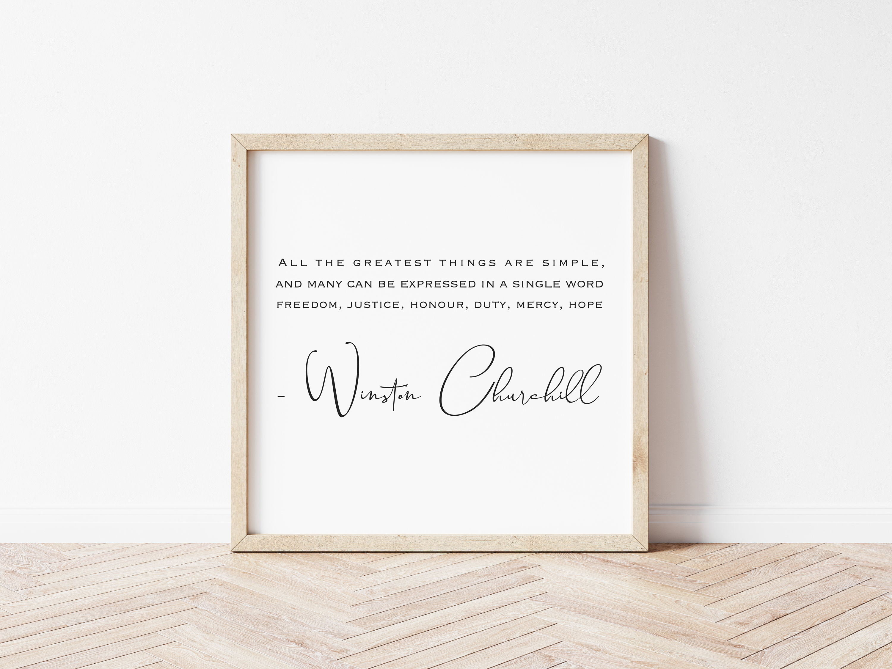 Winston Churchill Quote Print Jpeg, Printable Wall Art, Inspirational ...