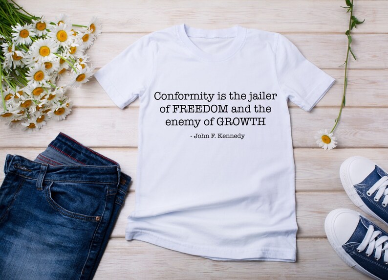 SVG Cut File-png Conformity Quote Digital Design Download for - Etsy