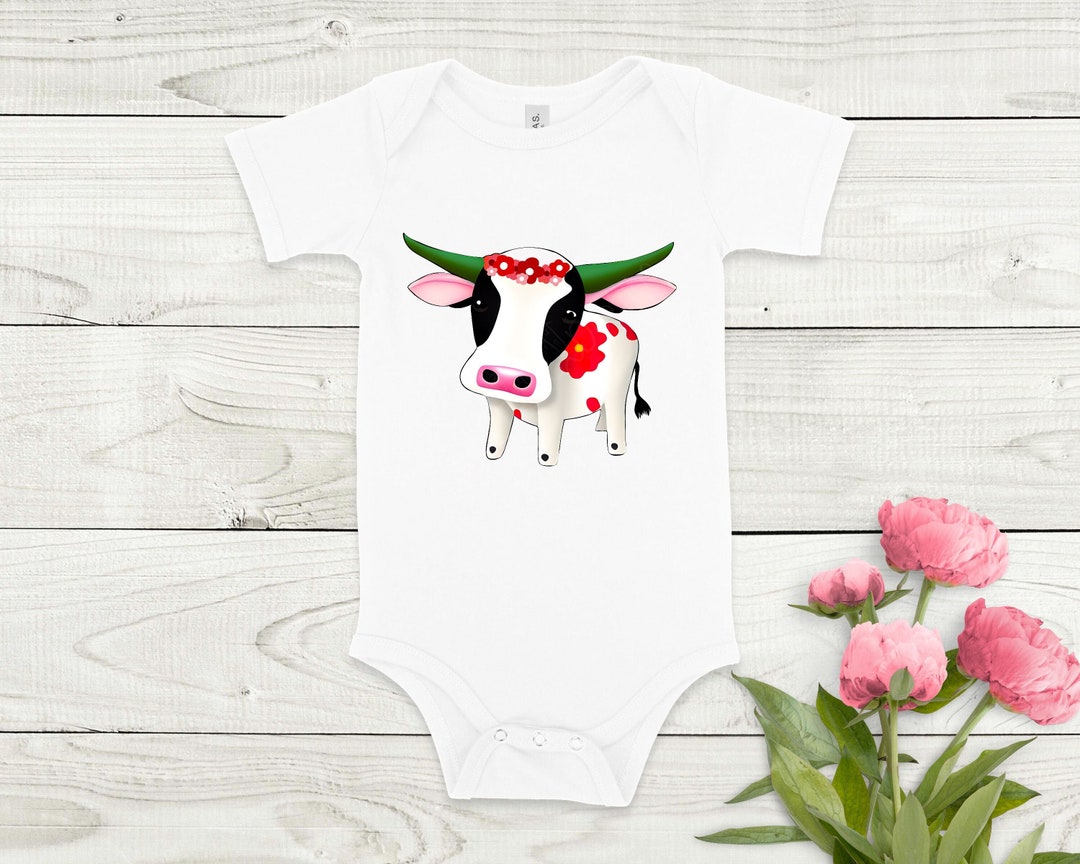 Cute Cow PNG, Digital Design Download for Sublimation or Print, Cow ...