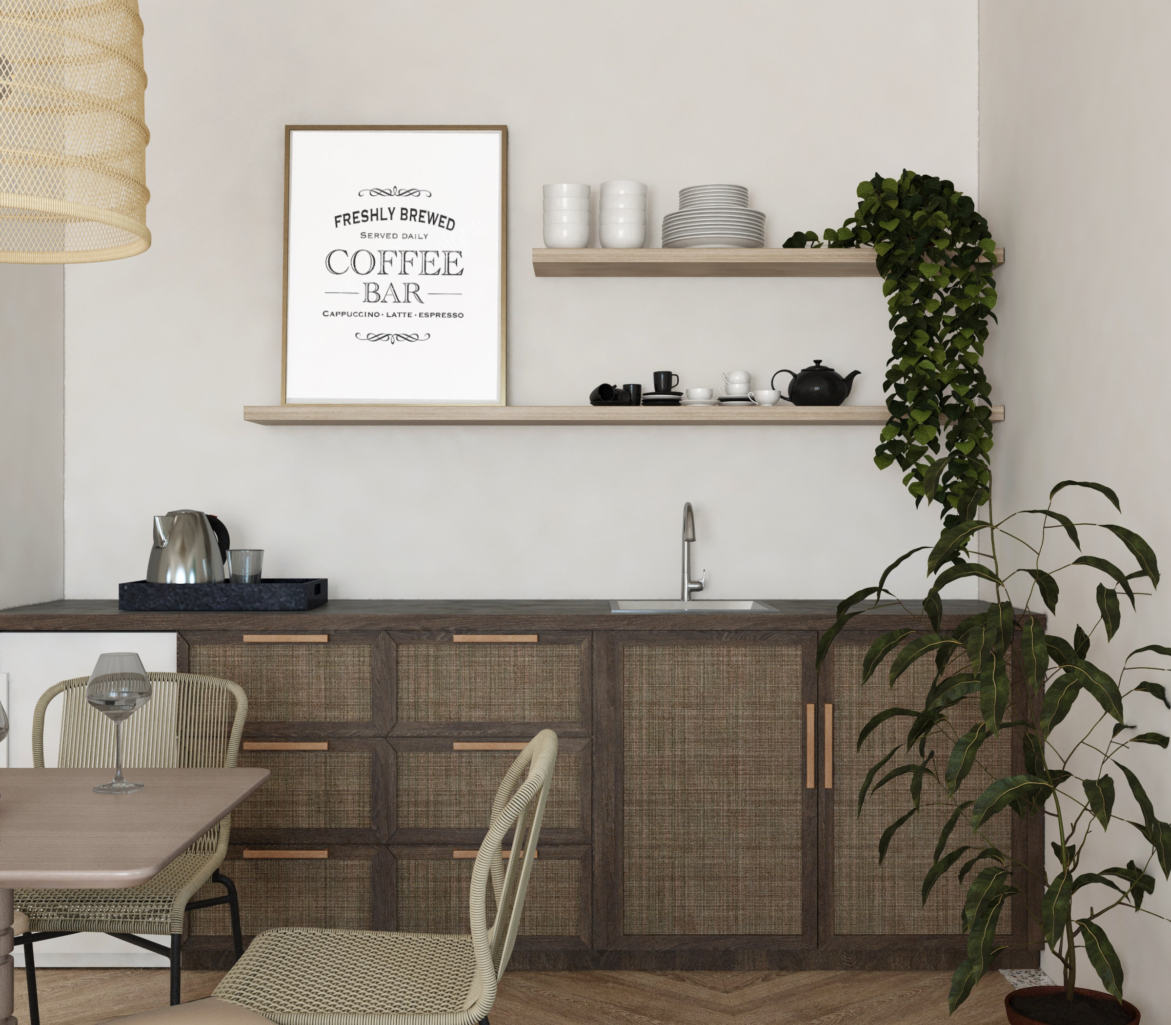 Coffee Bar Printable - Coffee Print Digital Download Wall Art ...