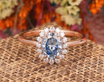 Light Blue Wedding Ring - Etsy