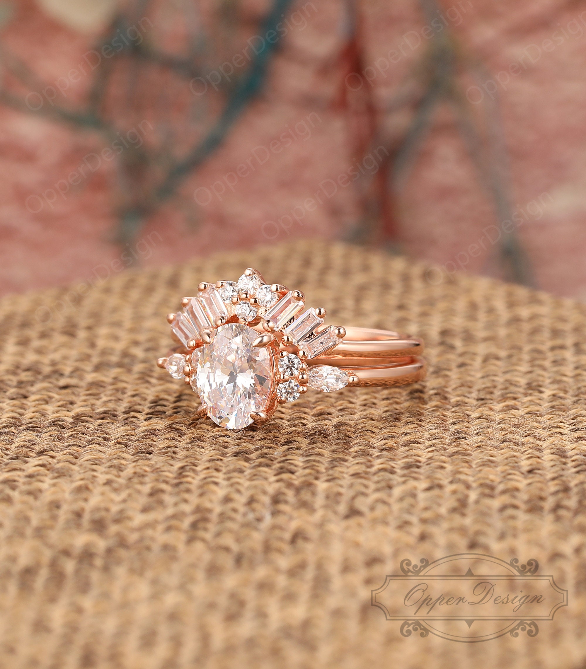 Minimalist Ring Set for Women Proposal Ring Stacking - Etsy