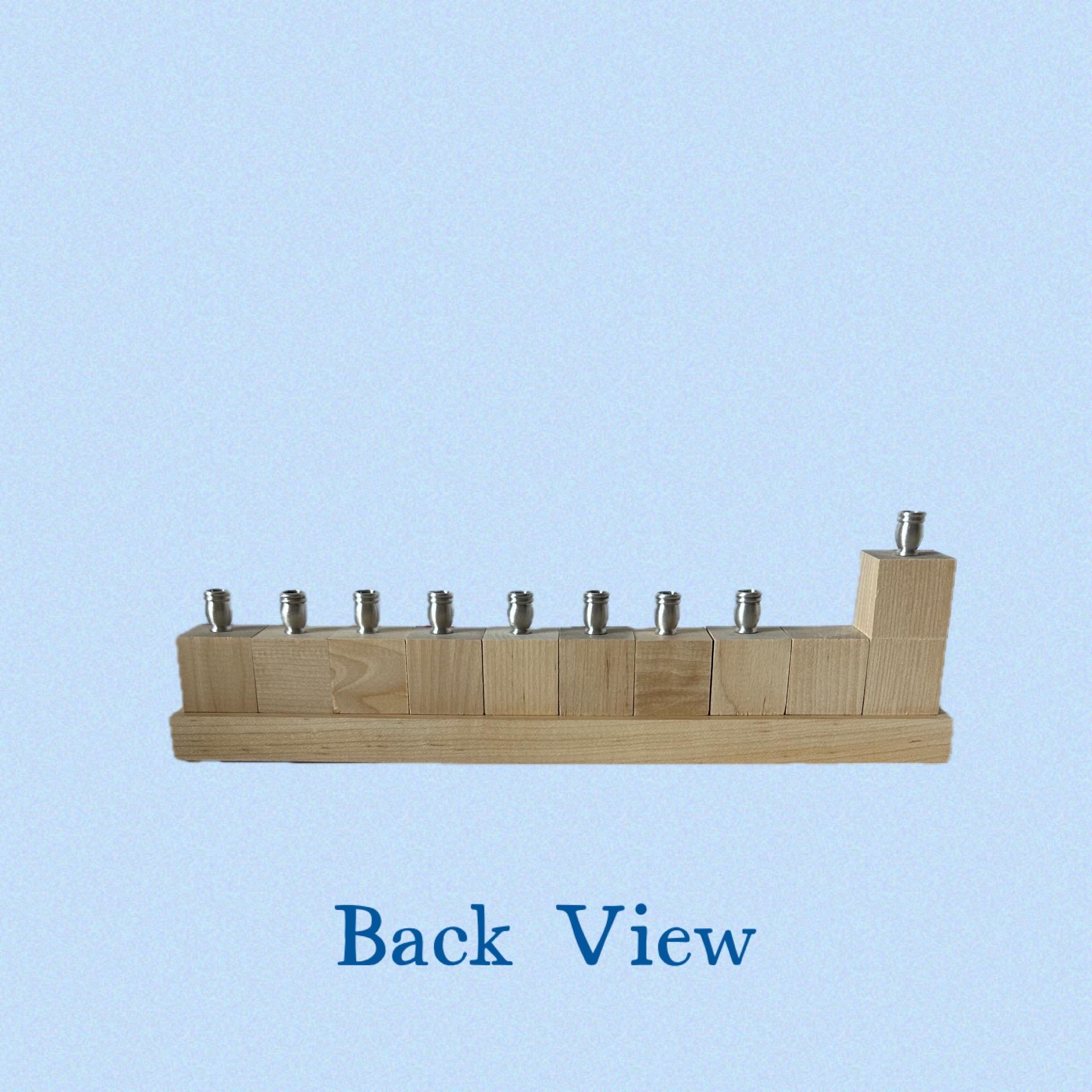 Personalized Wood Block Menorah With Name for Children Boys Girls - Etsy