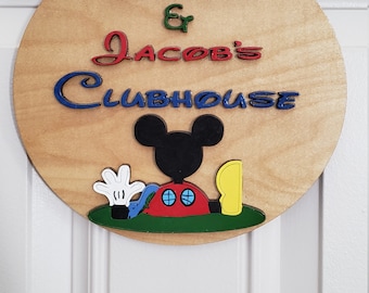 Clubhouse Sign - Etsy