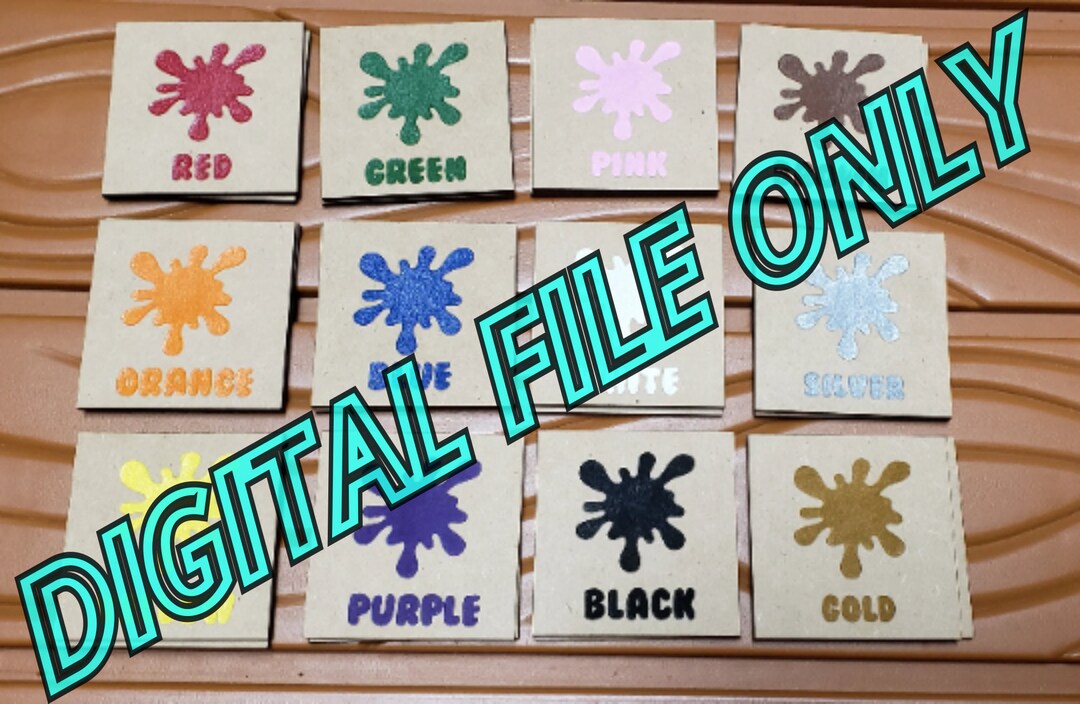 DIGITAL FILE ONLY Memory Matching Game - Learning Cards Colors - Etsy