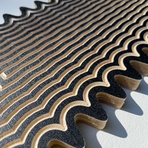 CARVED Tall- Wavy Arch - Etsy