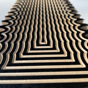 CARVED Tall- Wavy Arch - Etsy