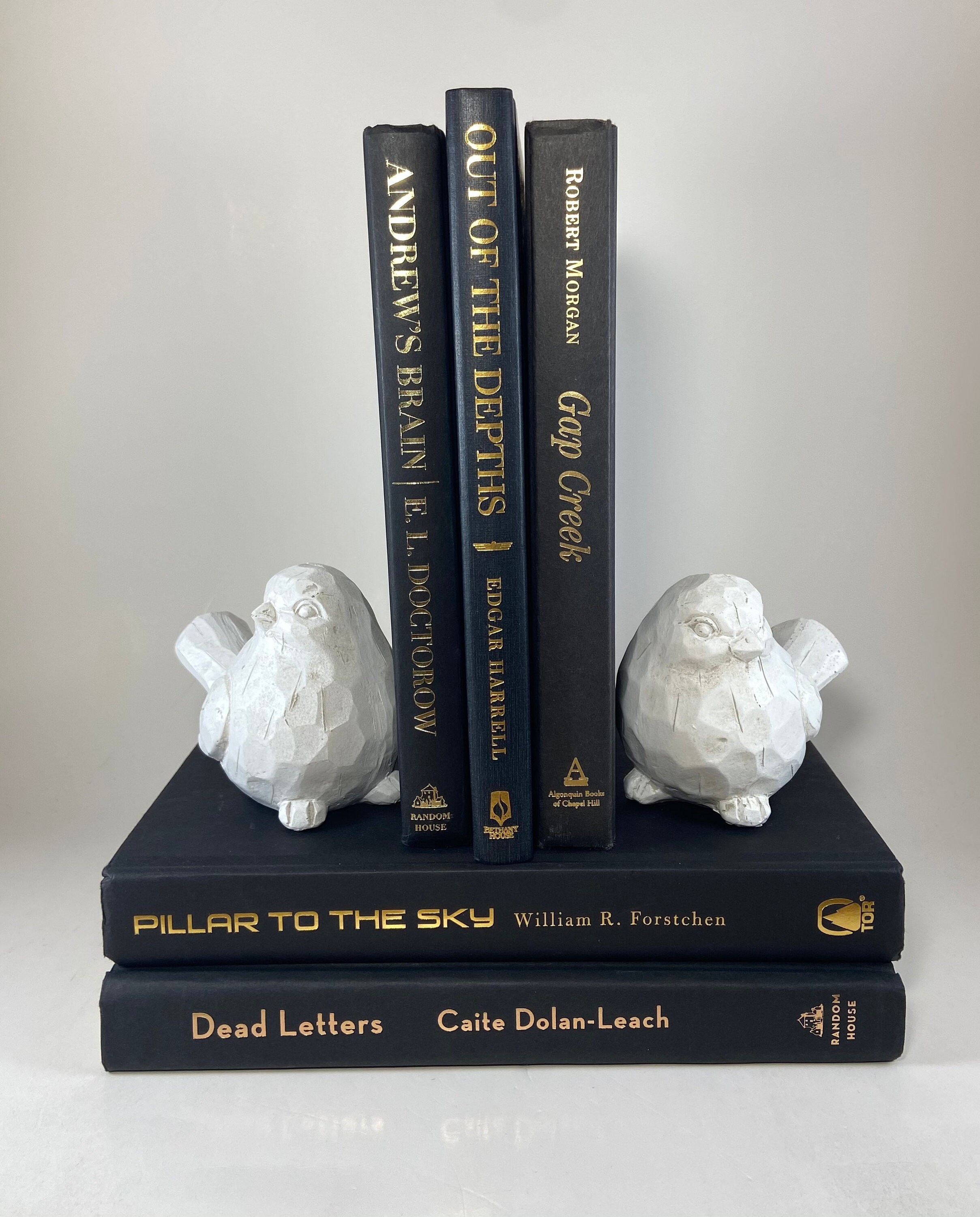 Black Book Set Gold Lettering Decorative Book Stack Real | Etsy