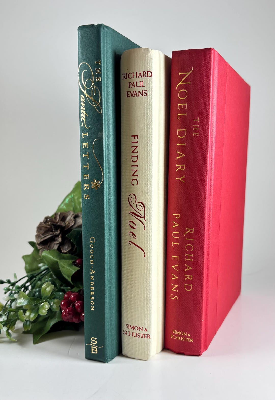 Christmas Books - Real Books for Holiday Home Decor - Christmas ...