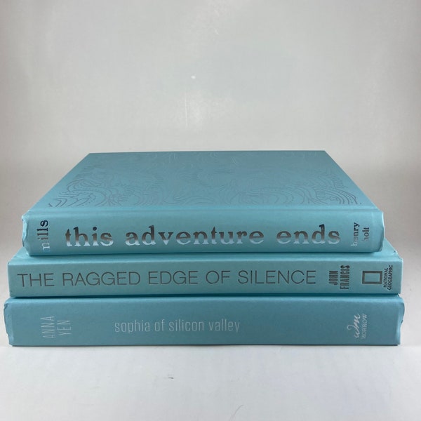 Turquoise Book Set - Etsy