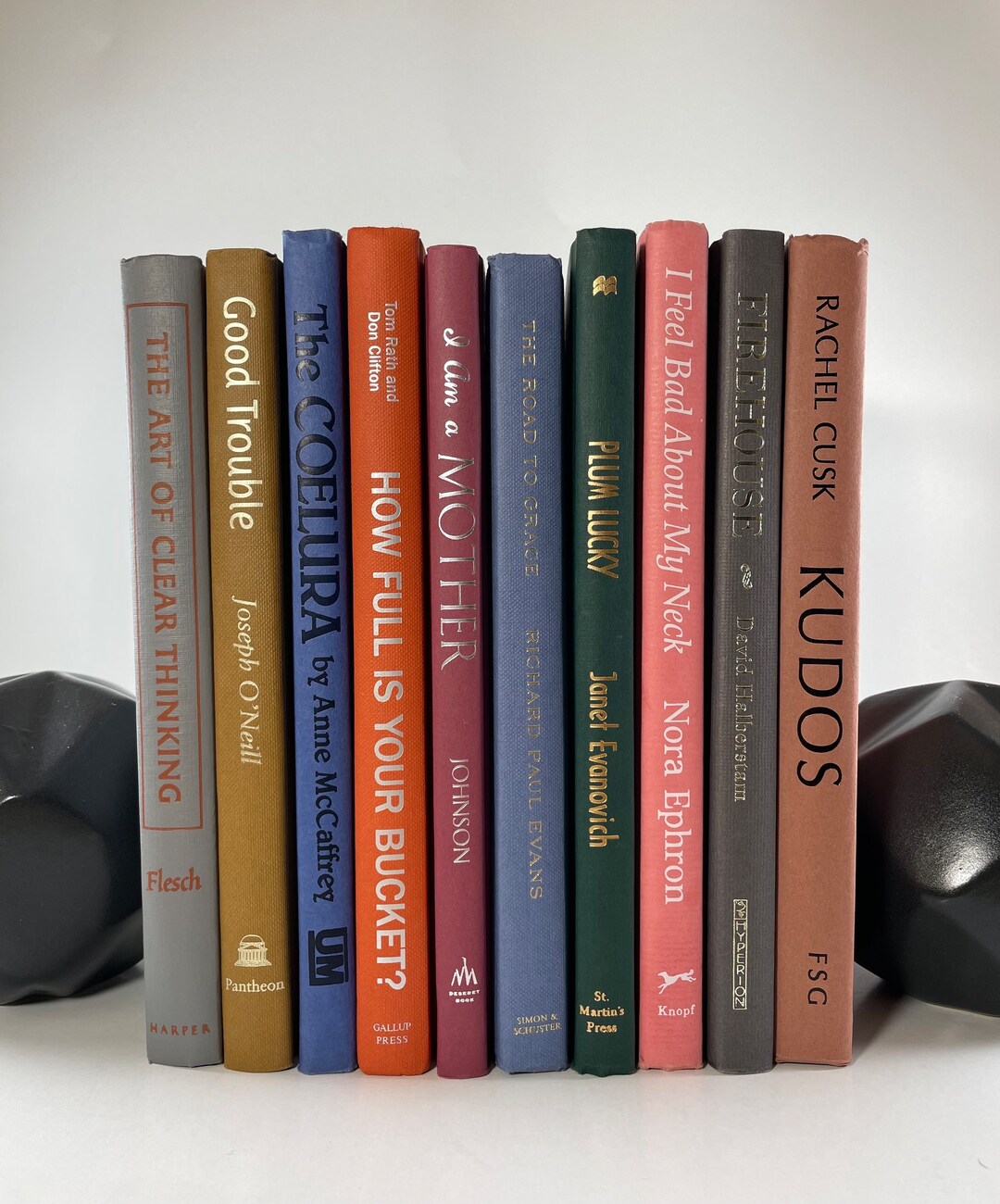 Decorative Book Set - Real Books for Home Decor - Book Stack ...
