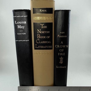 Decorative Book Set Real Books for Home Library Bookshelf Staging ...