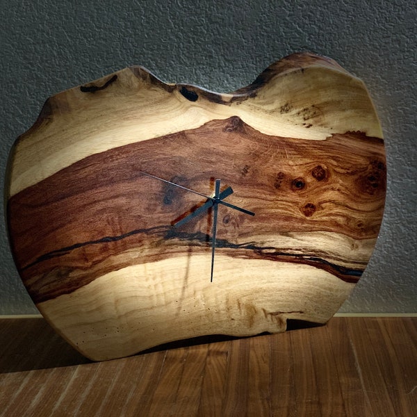 Live Edge Clock - Etsy