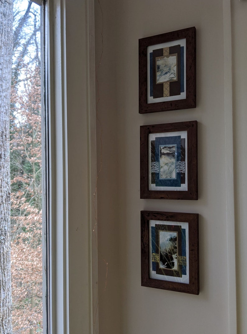 Handmade Collage Art Piece 263 on Greeting Card - Etsy